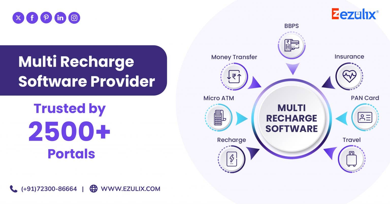 Multi Recharge Software Provider - Trusted by 2500+ Portals